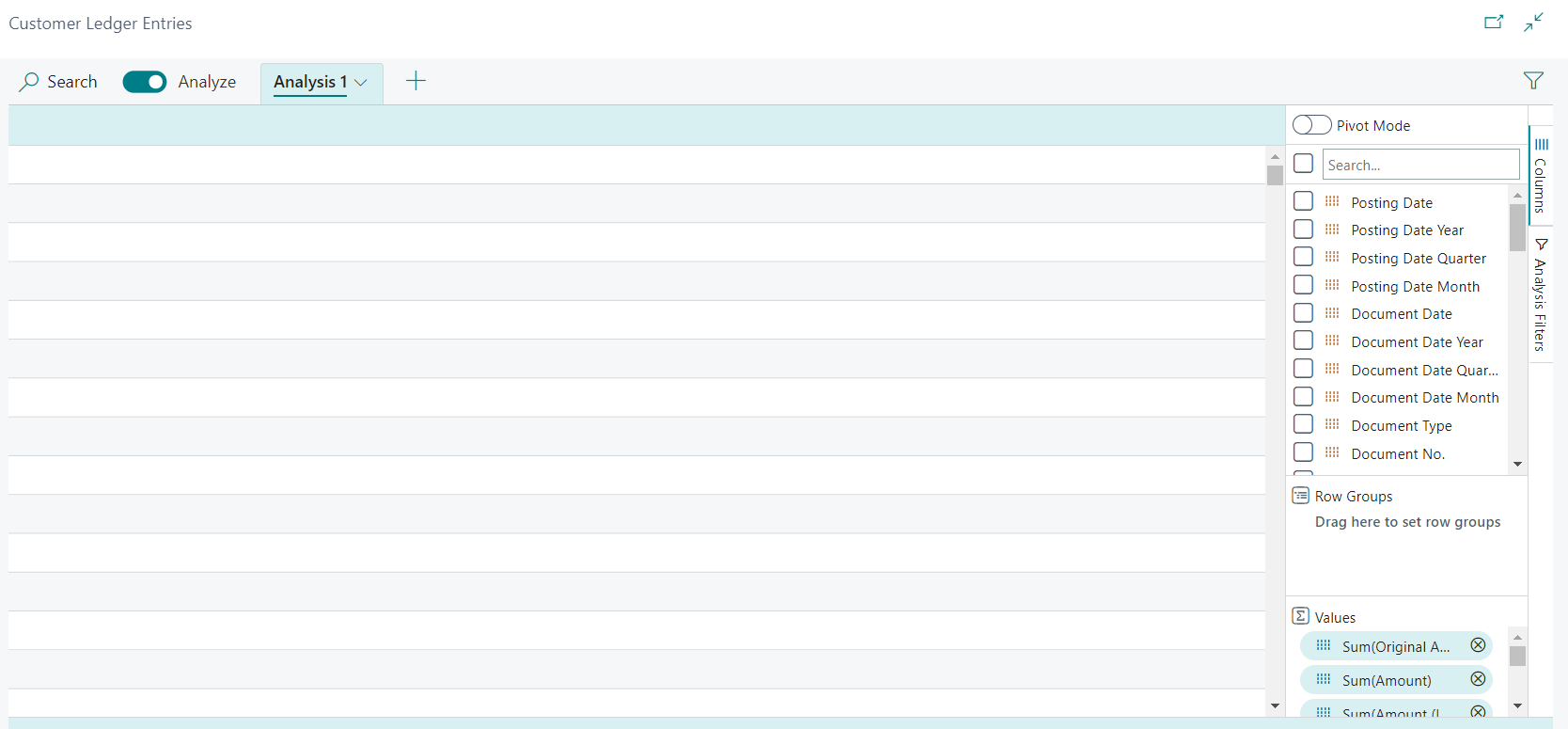 Analyze ledger entries within BC with ease – Business Central OnPrem ...